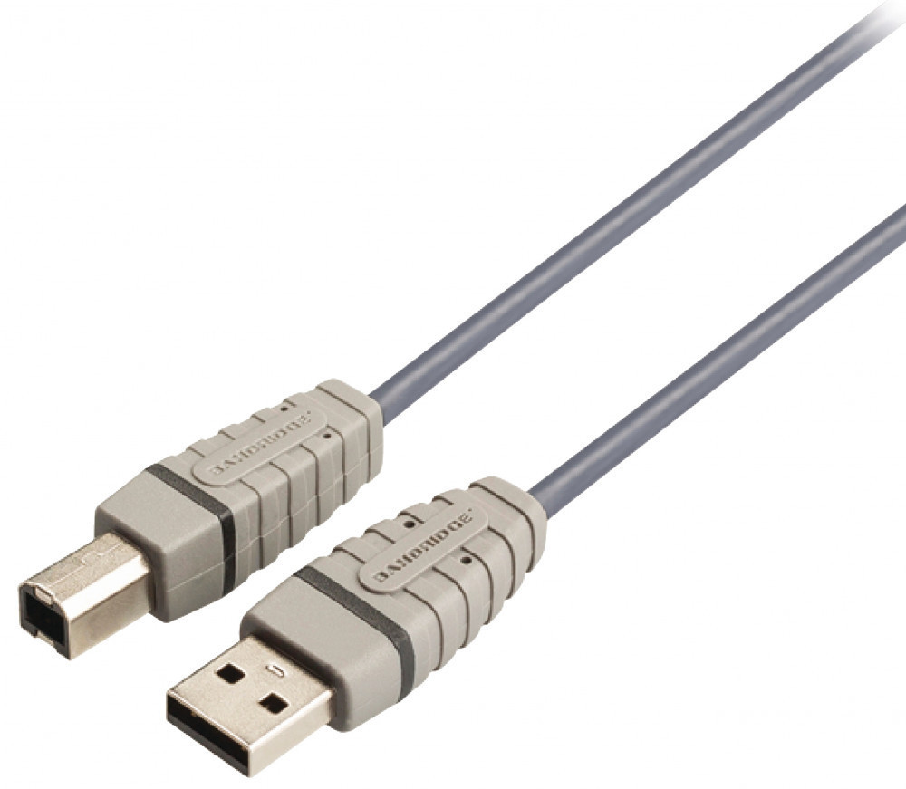 Bandridge BANDRIDGE USB-A till USB-B 2m - kungstv