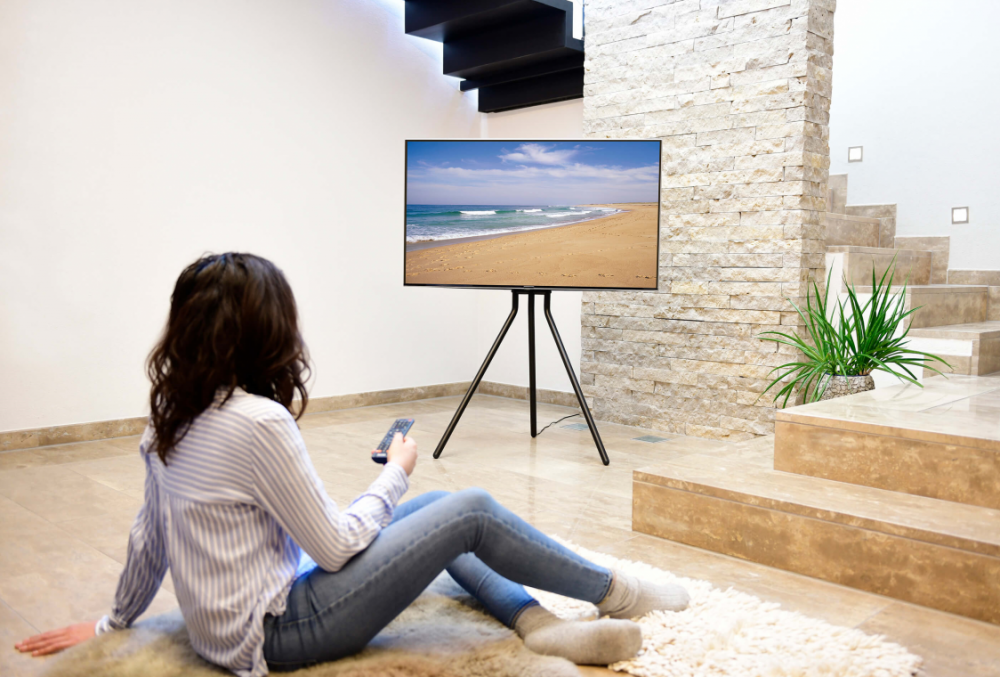 Hama Golv Tv-Stativ Design Tavelstaffli - kungstv