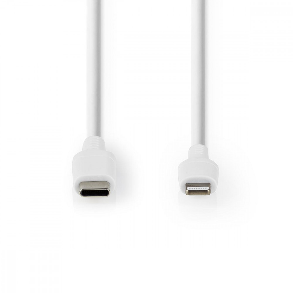 Nedis 8-pin Lightning - USB-C Kabel Sync+Laddning - kungstv