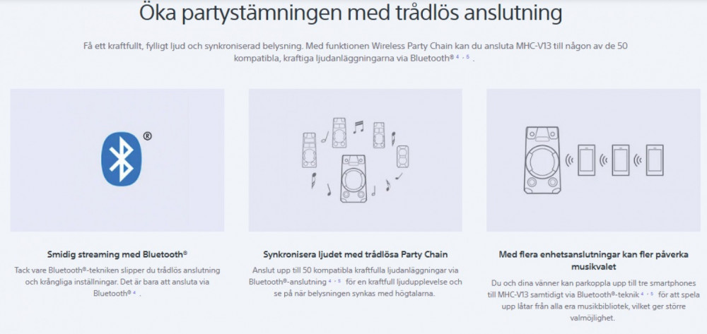 Sony MHC-V13 - kungstv